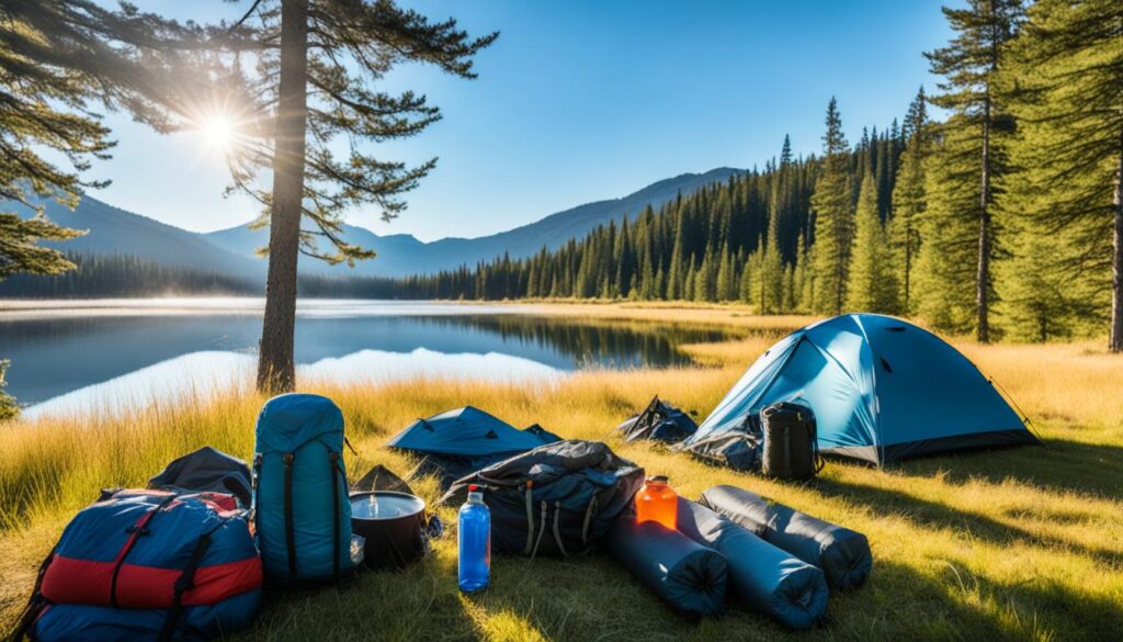 O que levar para um acampamento simples?