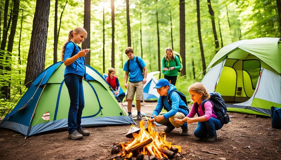 Regras de segurança um acampamento?