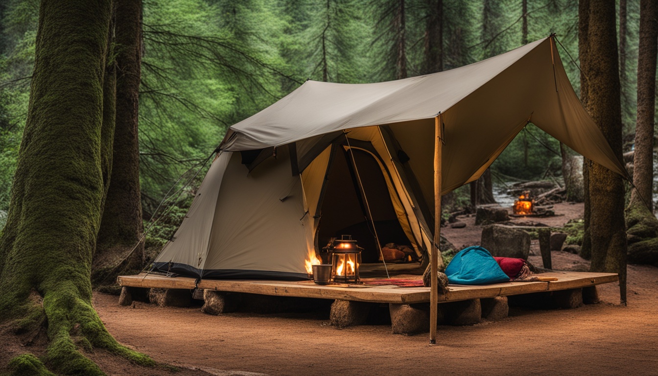 Como montar um acampamento confortável?